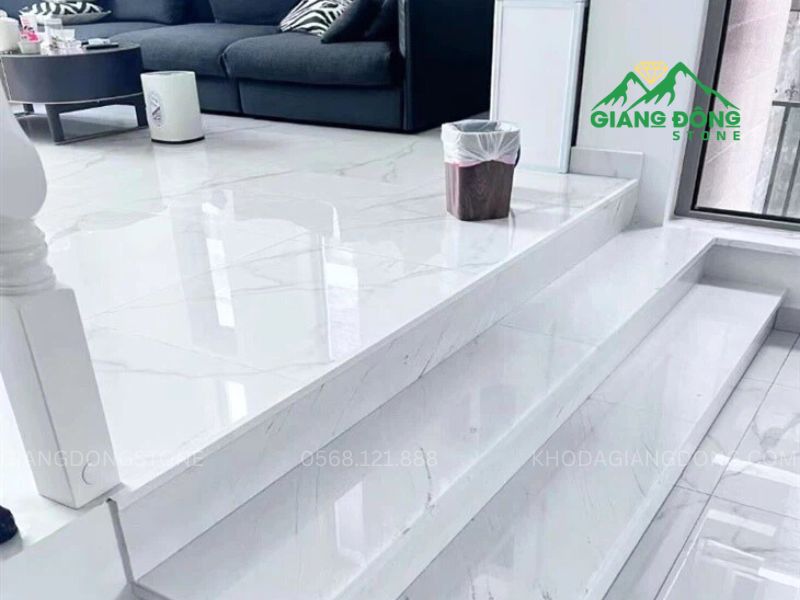 [Báo Giá] Mẫu Đá Vân Mây Tự Nhiên - Nền Trắng Vân Sang Trọng